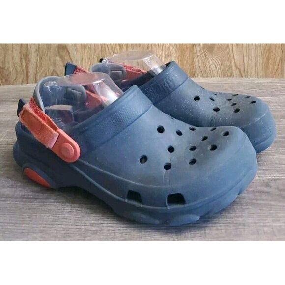 CROCS | Shoes | Crocscomfort All Terrain Unisex Youth Size J6 Blue Red ...